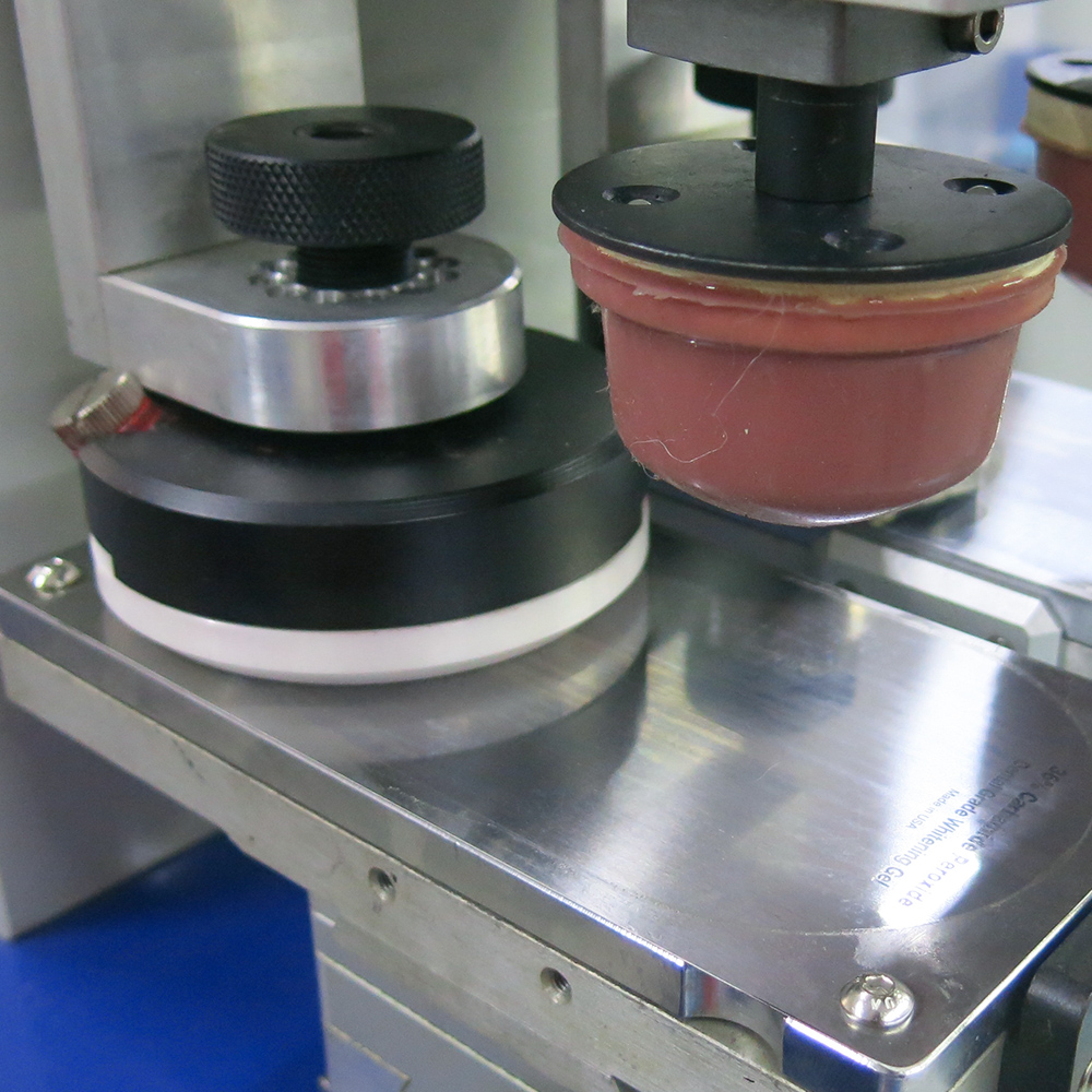 EN-C125/2 Two Color Closed Ink Cup Pad Printer For Tagless Logo - ENGYPRINT